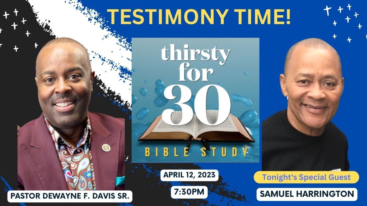 4-12-23 "TESTIMONY TIME" with Samuel Harrington - YouTube