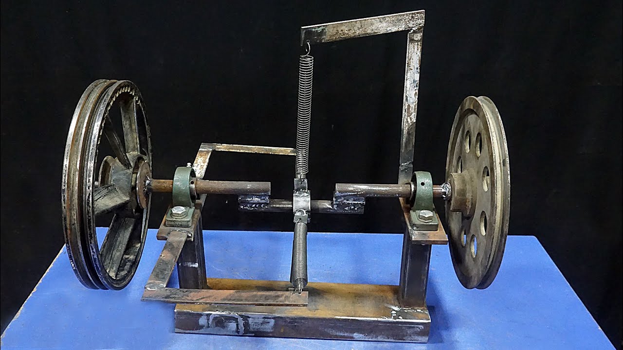 Invention for the future: free energy from 4 springs - YouTube