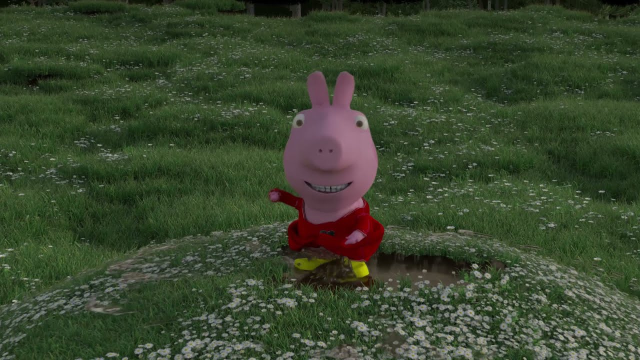 Peppa Pig 3D Animation. 3Ds Max, V-ray, Realflow, Marvellous Designer ...