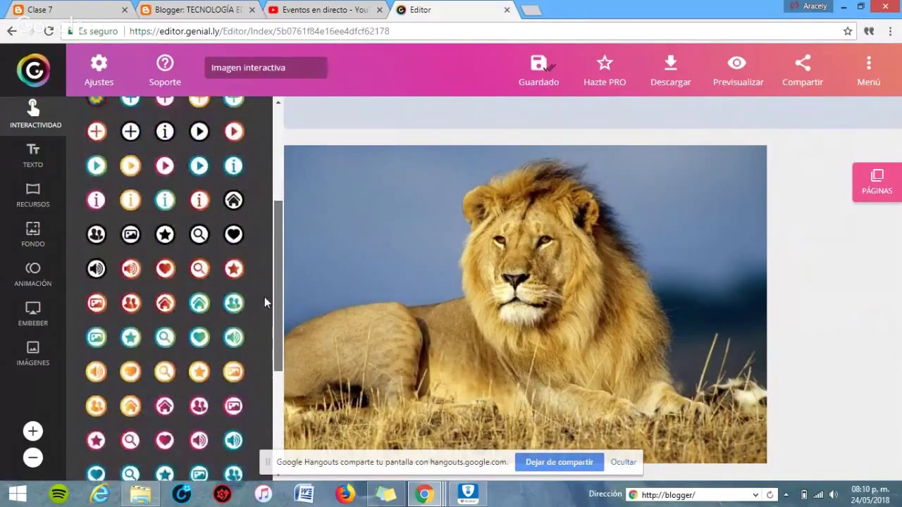 ¿Cómo crear una imagen interactiva en Genially? - YouTube