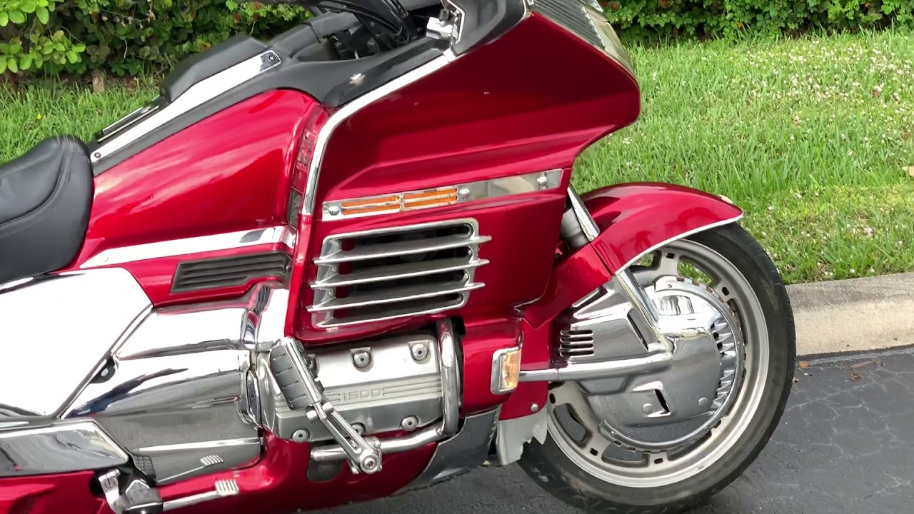 1998 Honda Gold Wing GL1500 89600mi - YouTube