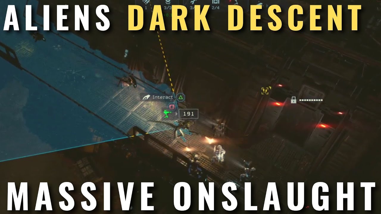 Aliens Dark Descent - How to survive a Massive Onslaught - Dead Hills ...