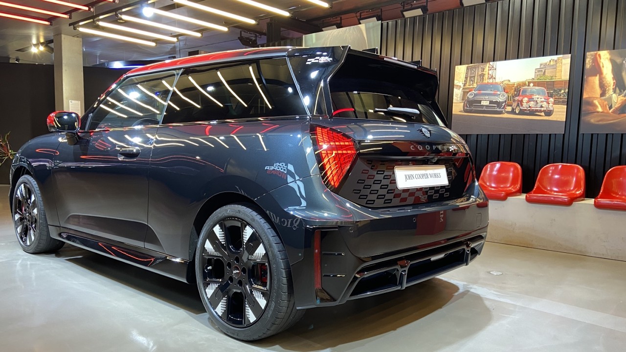 2025 Mini John Cooper Works E F66 in Legend Grey - YouTube