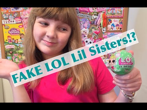 FAKE L.O.L. Surprise Lil Sisters LOL Doll Unboxing & Comparison - Bootleg vs. Real! Avoid the Scams!