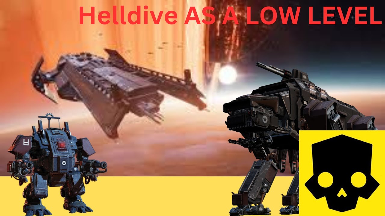 100% Automatons HELLDIVE as a LOW LEVEL! - YouTube