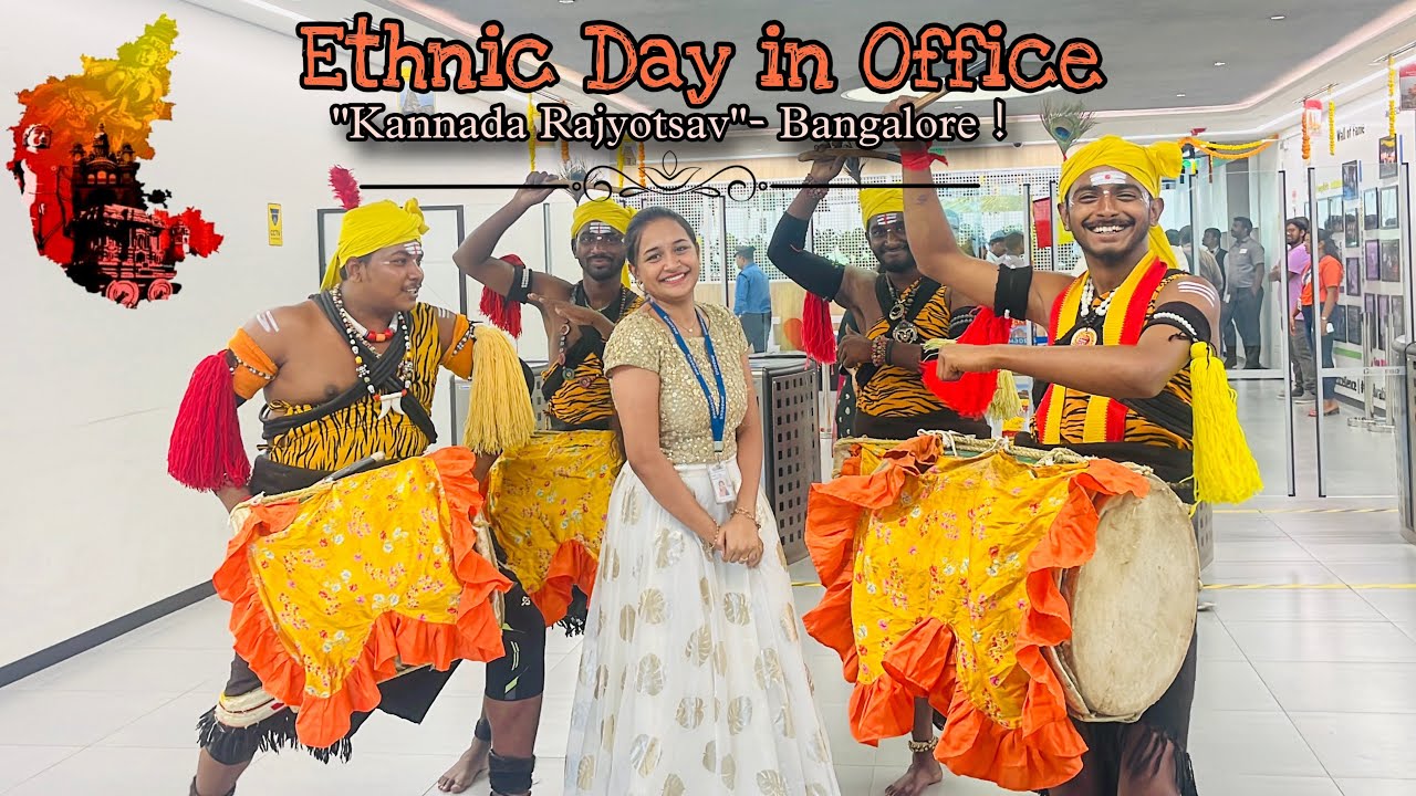 Ethnic Day In Office Bangalore Kannada Rajyotsav Amadeus Labs ethnic-day-in-office-bangalore-kannada-rajyotsav-amadeus-labs