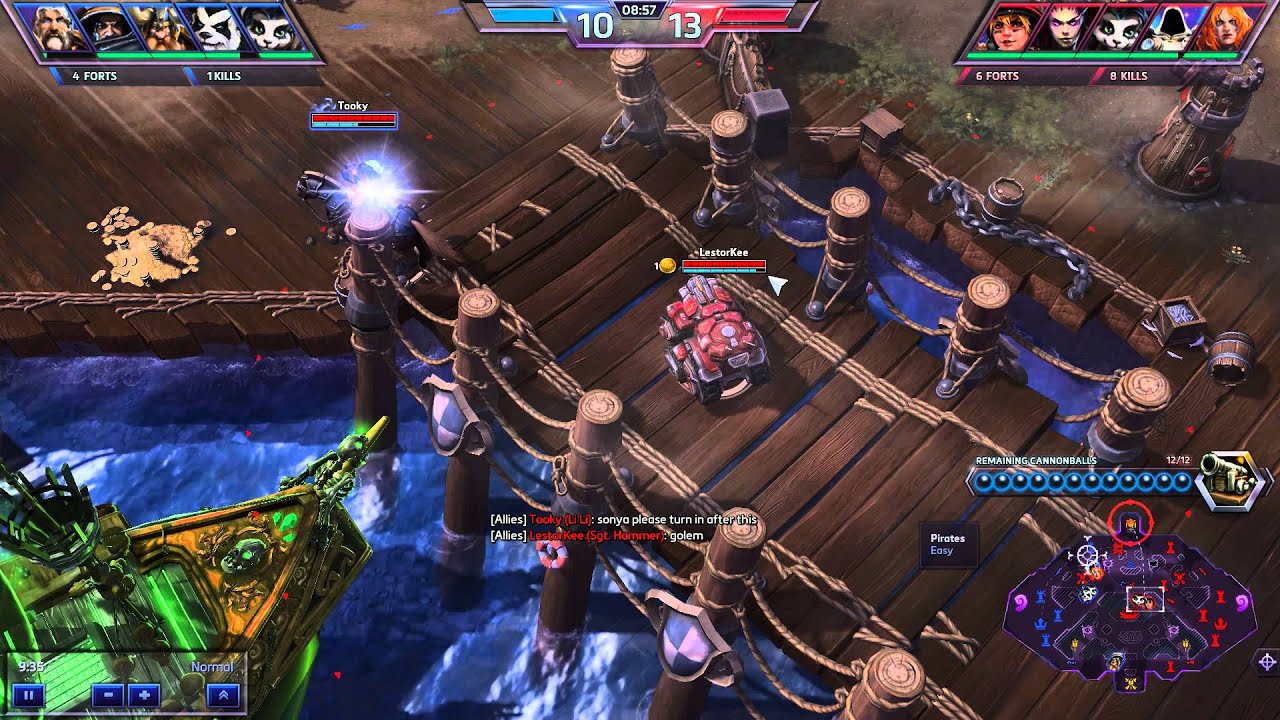 Heroes of the Storm - Sonya - Talent Gated Build - YouTube