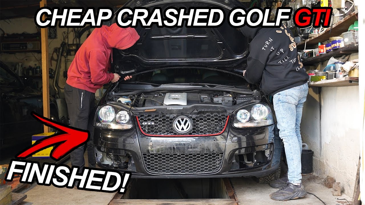My CRASHED GOLF GTI MK5 Rebuild is Complete! EP6 - YouTube