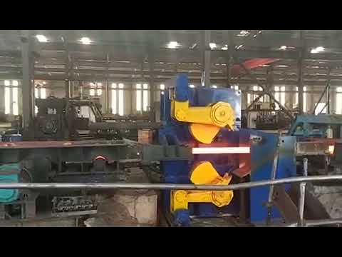 hot billet crop flying shear - YouTube