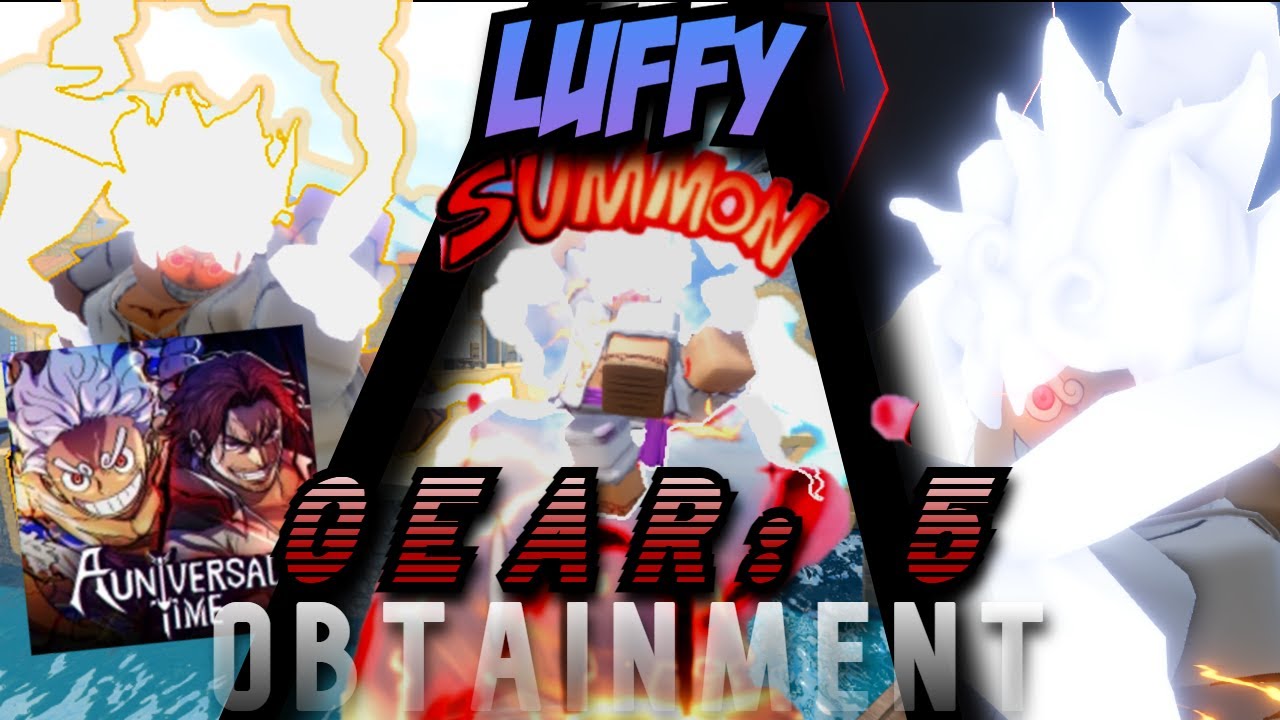 [New AUT Update] Luffy: GEAR 5 FULL OBTAINMENT! - YouTube
