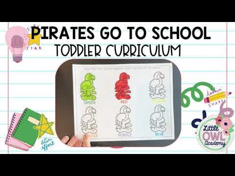 Pirates Go to School Toddler Book Companion - YouTube