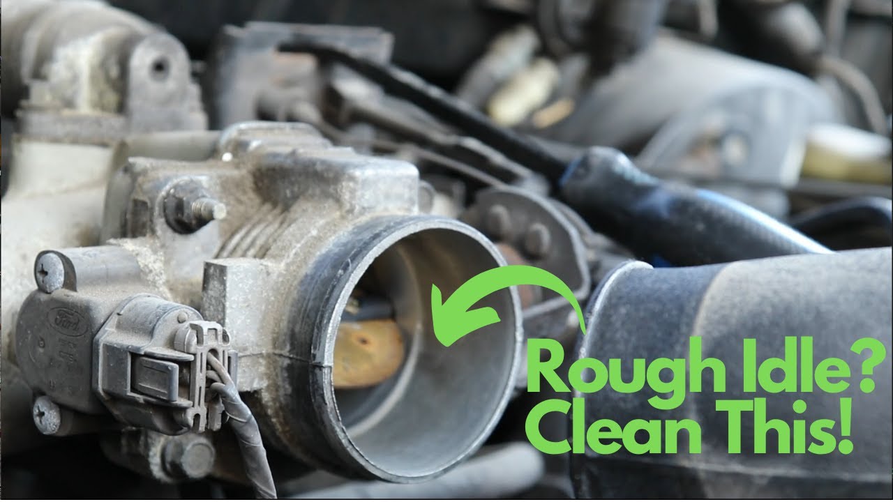 Fixing The F150's Rough Idle | Throttle Body #truck - YouTube