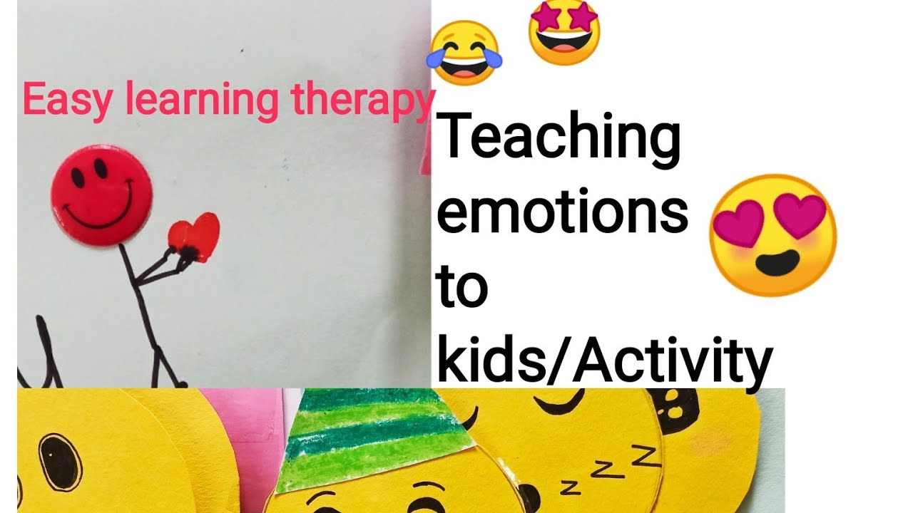 Teach Emotions to kids/happy Emojis day activity😂😀😂🥳🤩 - YouTube