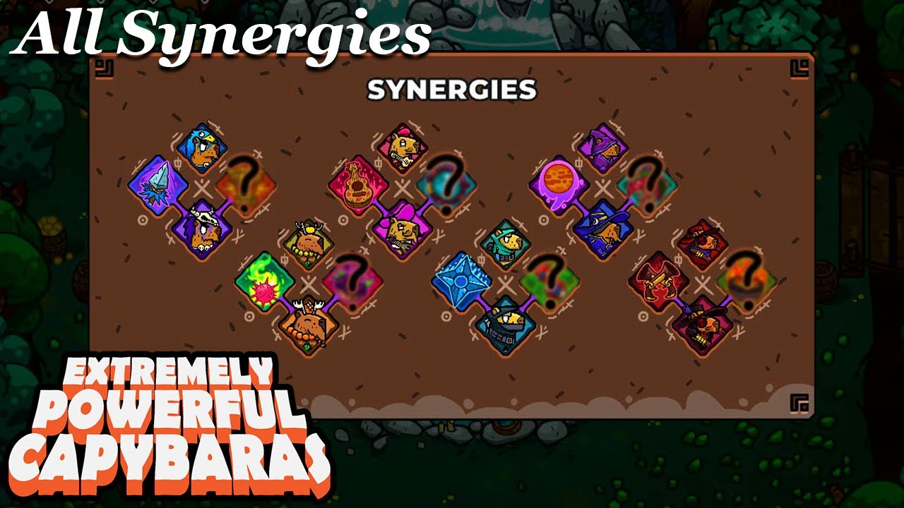 All Powerful Capybara Synergies【 Extremely Powerful Capybaras 】 - YouTube