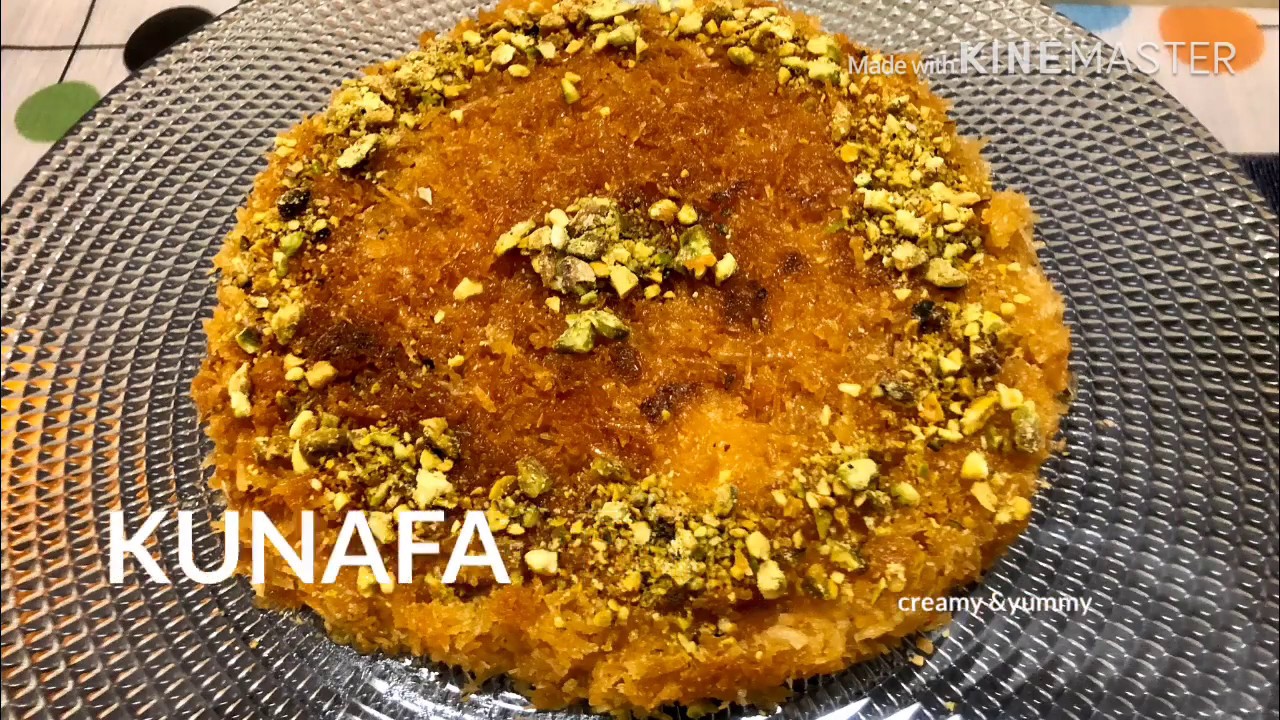 kunafa |kunafa Arabia | Arabian sweet dish|Desi Food Modern Tarka - YouTube