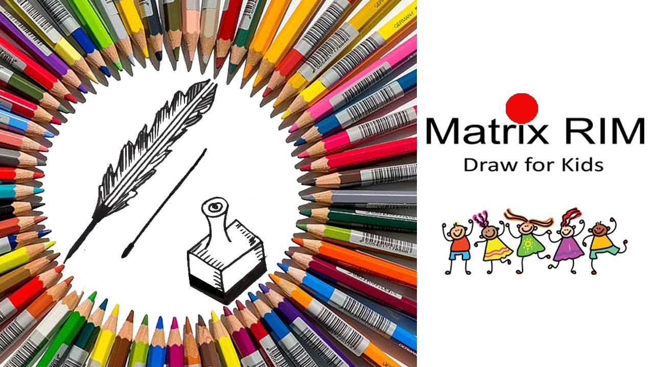 How to draw a Feather and Dowry - YouTube