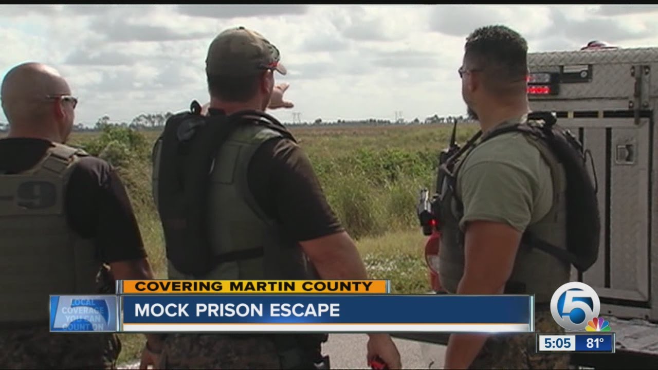 Mock prison escape - YouTube
