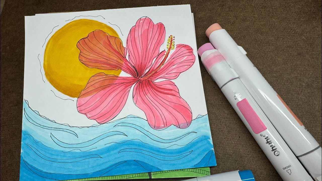 Easy Beginner Marker Art - Better Audio - YouTube
