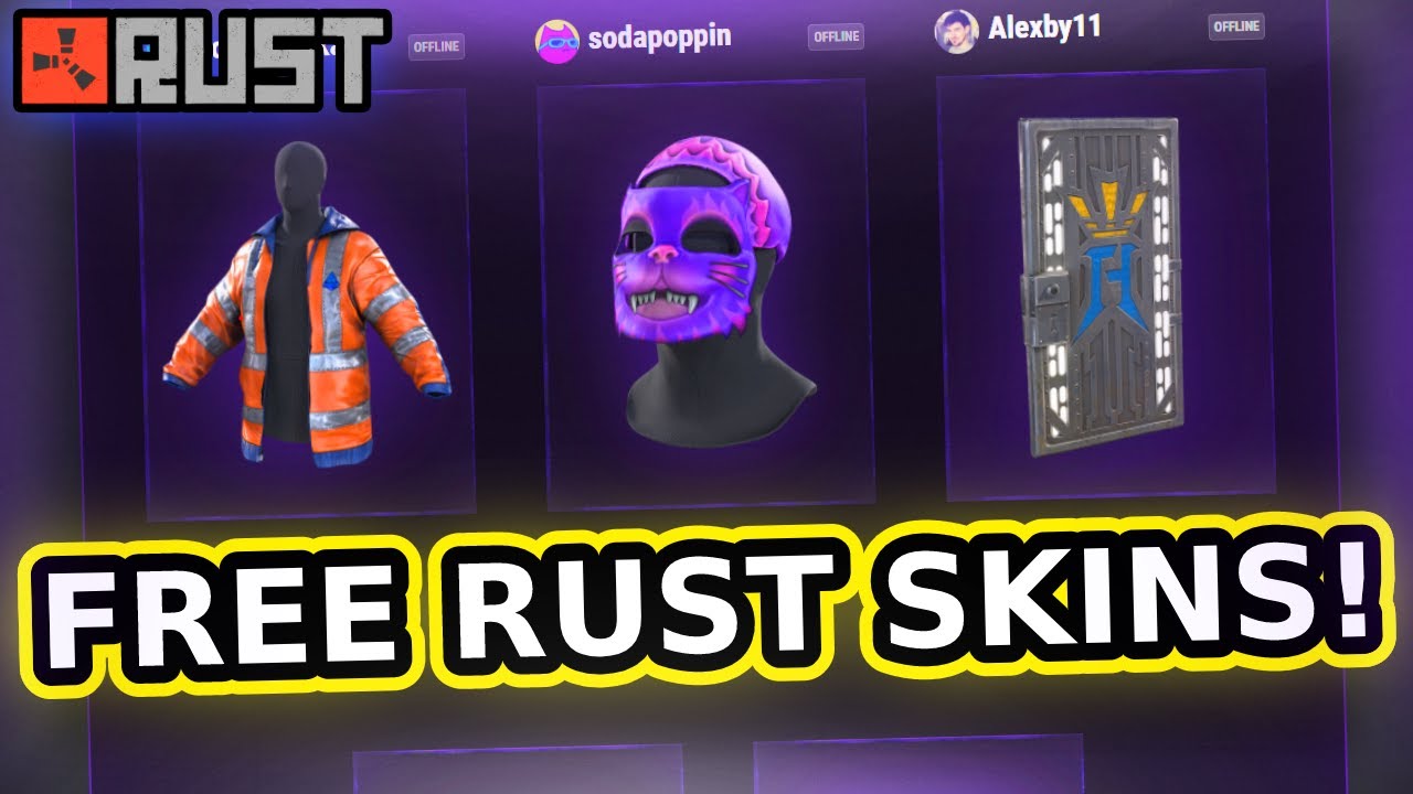 HOW TO GET FREE RUST SKINS! | RUST STREAMER DROPS (ROUND 2) - YouTube