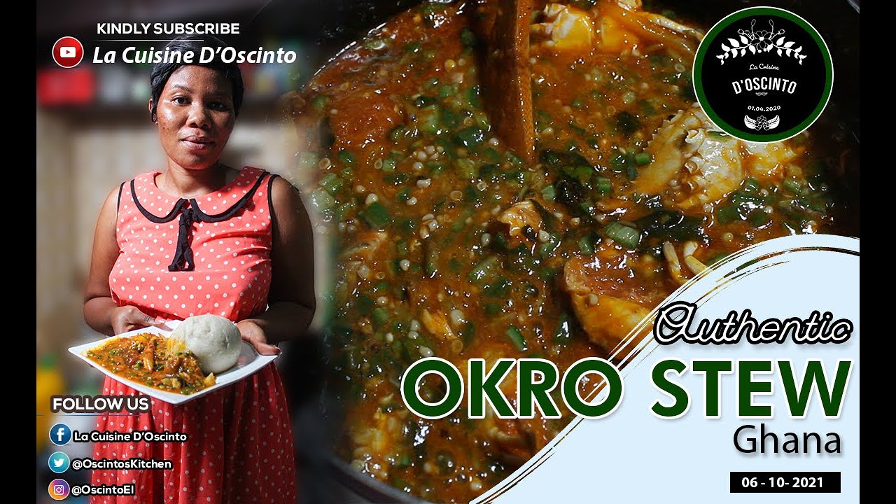 How to Prepare Ghanaian Okro Stew | Easy and Simple Steps - YouTube