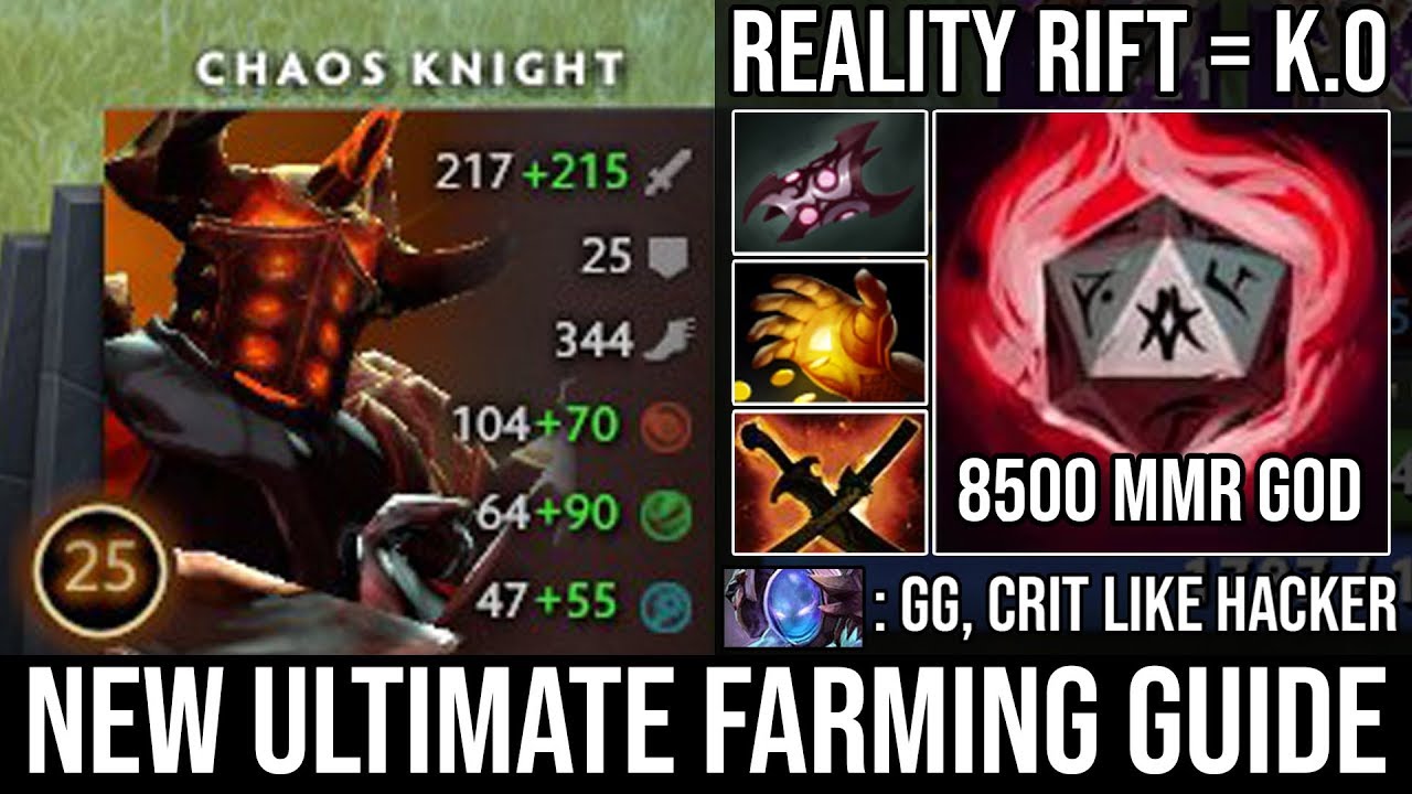 Ultra Farm Guide 7Min Midas [Chaos Knight] Brutal Damage Reality Rift ...