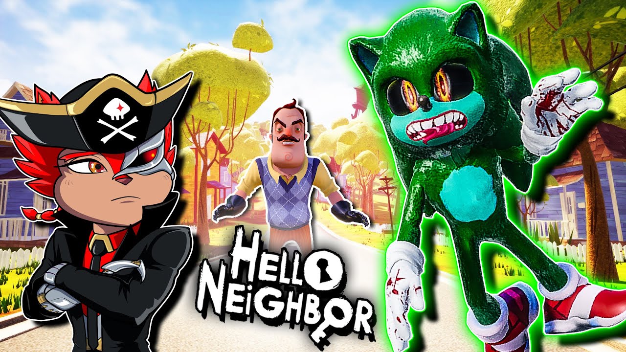 HELLO AGAIN ZOMBIE SONIC | Hello Neighbor Mod - YouTube