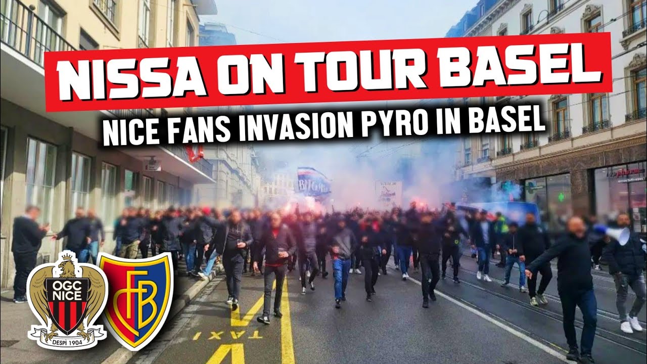 FC Basel - OGC Nice | Nice Fans Invasion in Basel | Europa Conference ...