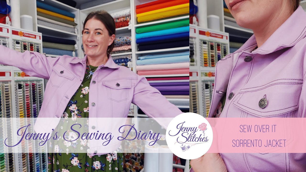 Jenny's Sewing Diary : Sew Over It Sorrento Jacket - YouTube