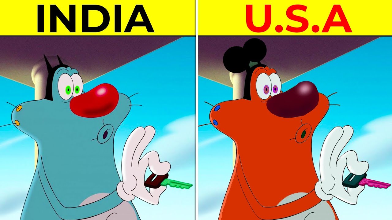 Cartoons That Look Different In other Countries? - YouTube