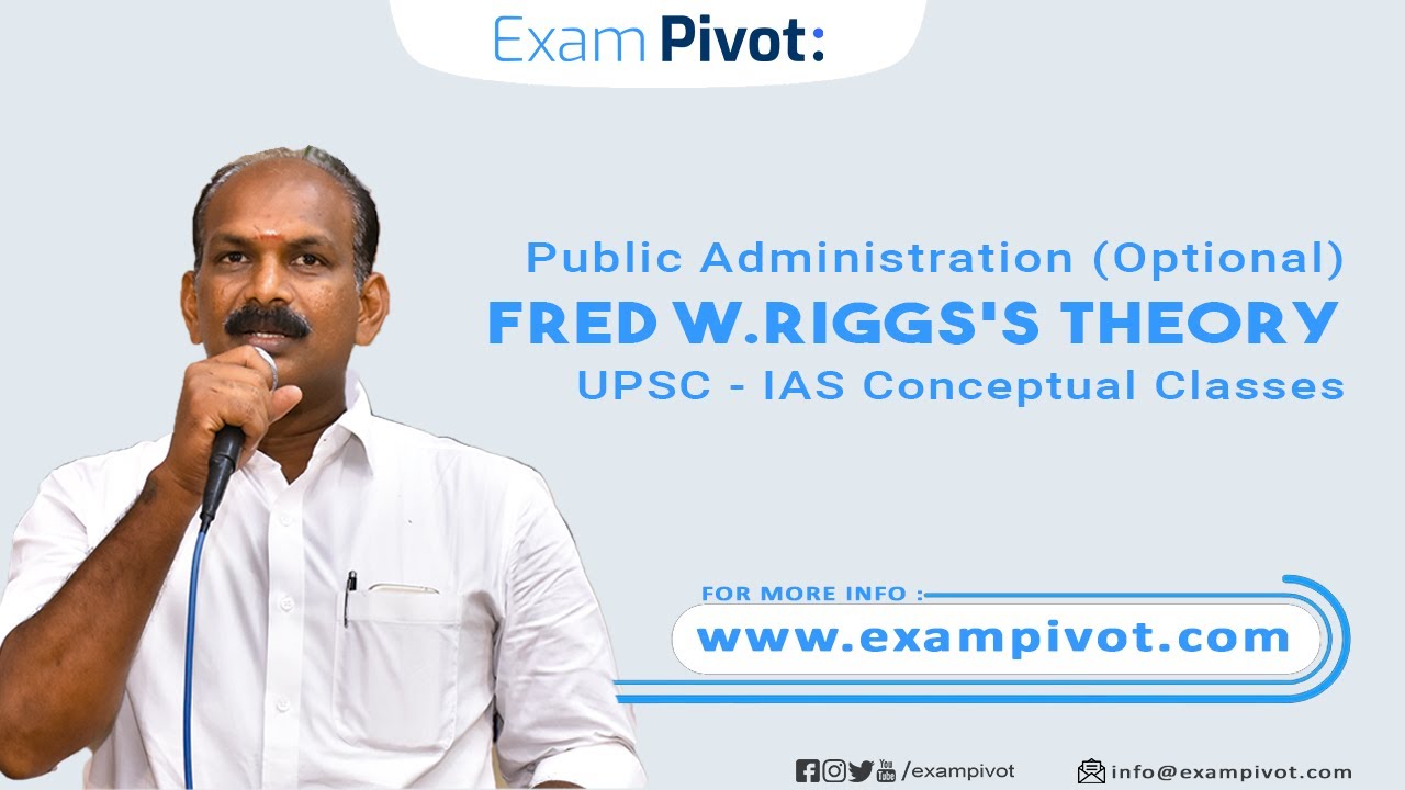 Fred W.Riggs's Theory | Public Administration (Optional) by Dr. Shiva ...
