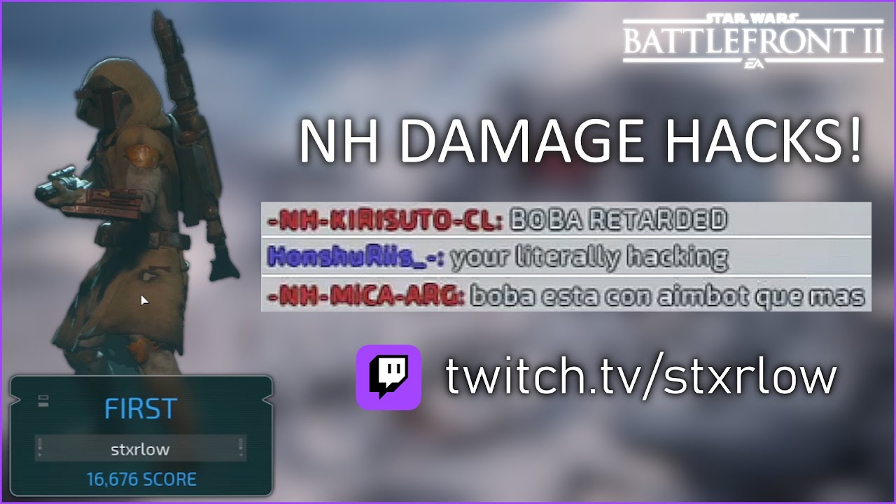 Hacking Stack Annihilated! | Star Wars Battlefront II Heroes vs ...