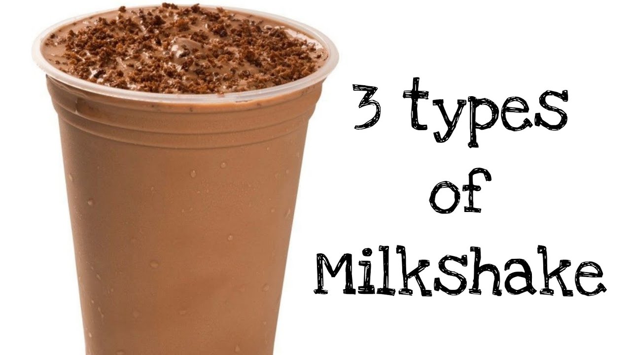 3 Types of milkshske recipe| easy milkshake recipe - YouTube