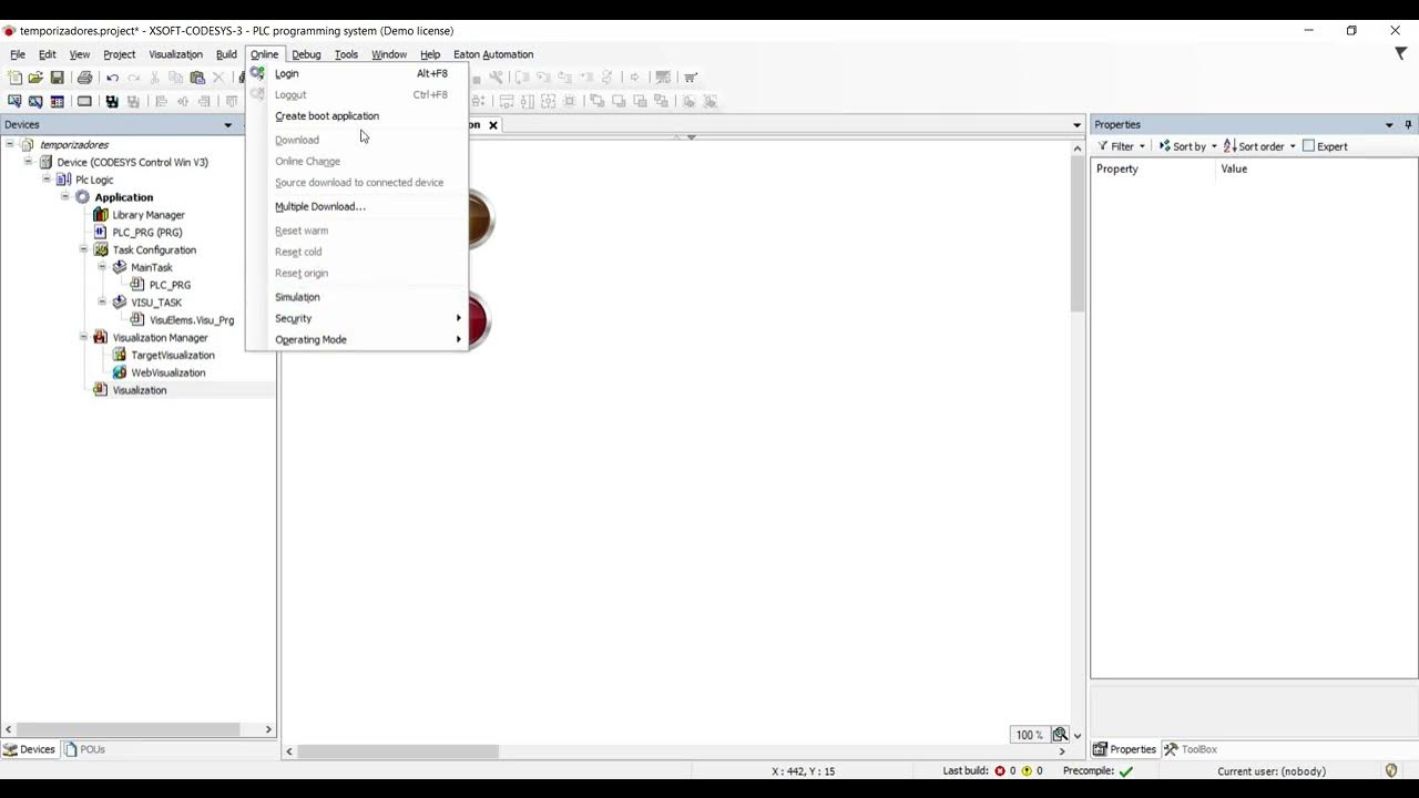 Tutorial Codesys como utilizar temporizadores no Codesys - YouTube