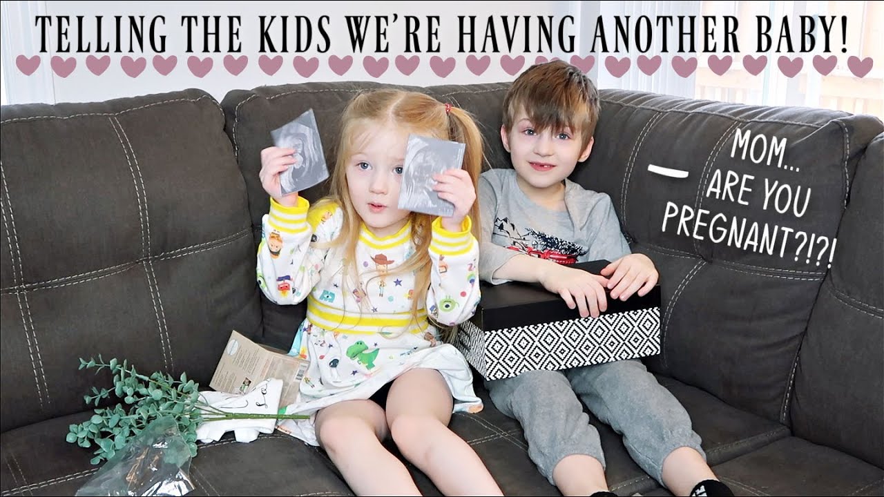 Telling The Kids We're Having ANOTHER Baby! - YouTube