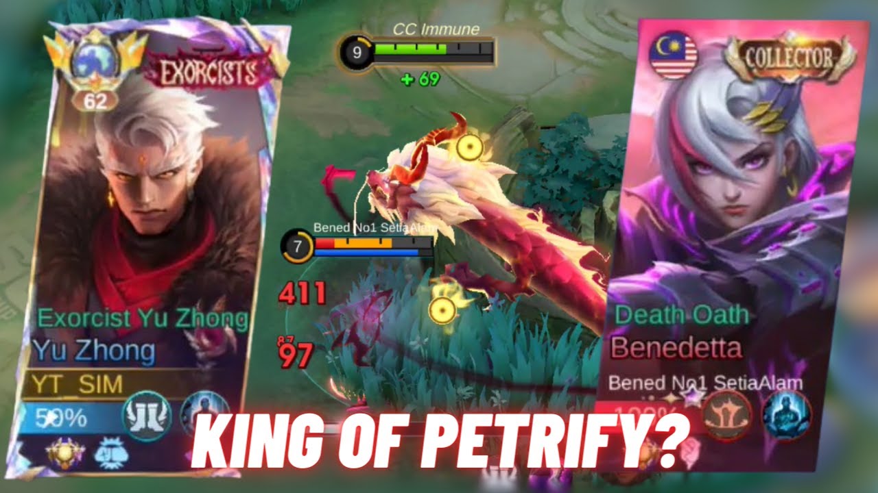 YU ZHONG VS BENEDETTA !!! WHO IS THE KING OF PETRIFY??? 😱 - YouTube
