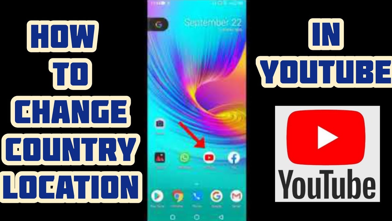 How to change country location in YouTube - YouTube