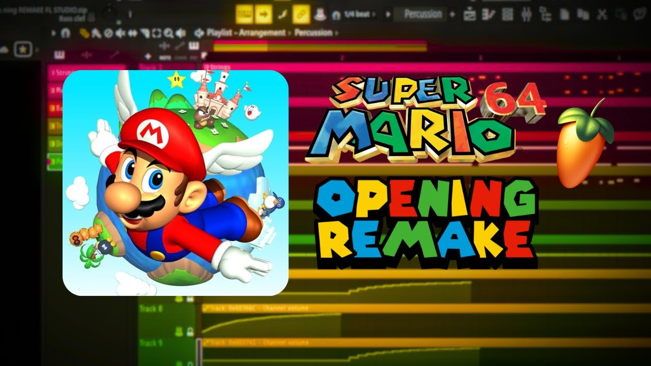 [ FLP ] Super Mario 64 - Opening REMAKE FL STUDIO - YouTube