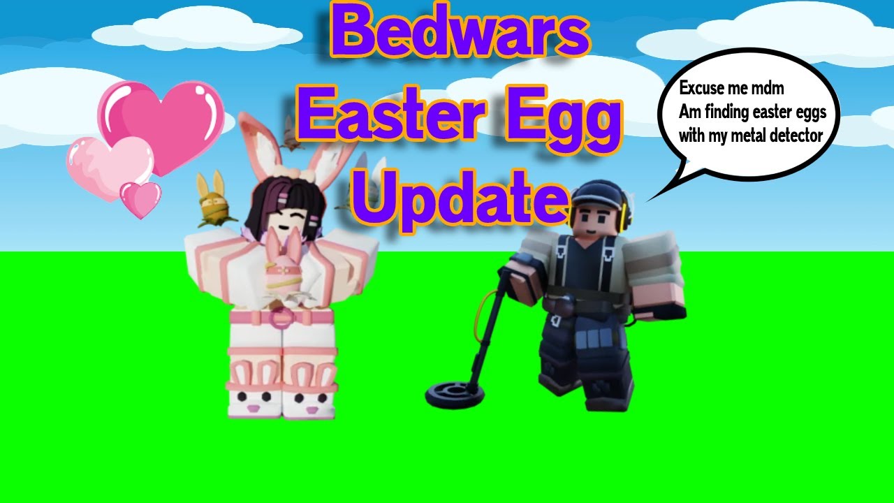 Bedwars Easter Egg Update! (Metal Detector kit + New kit skin!) - YouTube