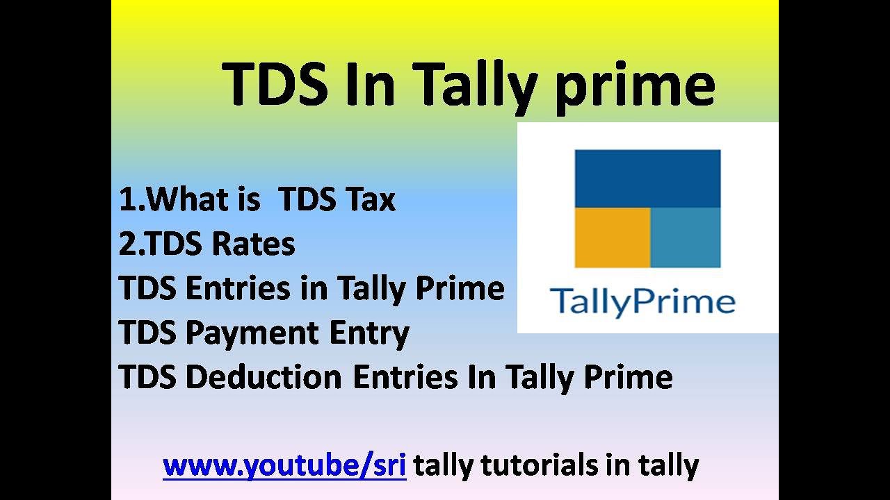 TDS Entry In Tally Prime In Telugu TDS Complete Guide On Tally Prime tds-entry-in-tally-prime-in-telugu-tds-complete-guide-on-tally-prime