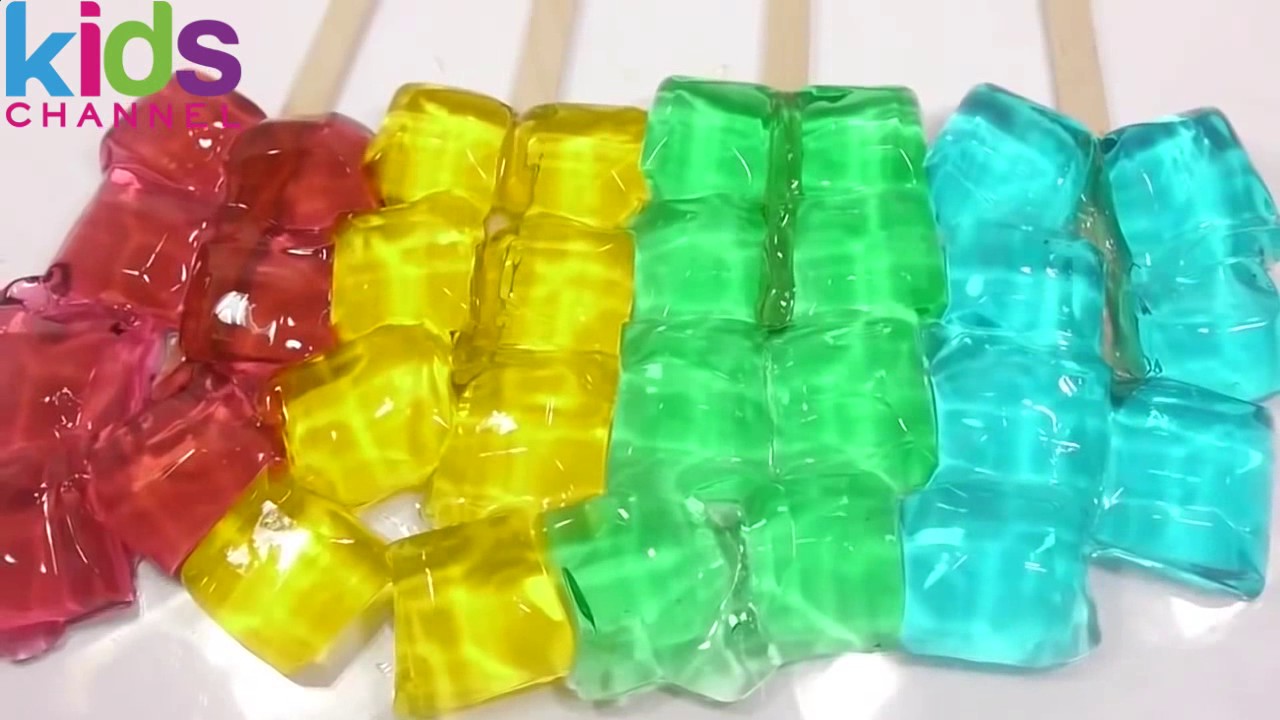 Kidschanel - Combine Colors Bulb Slime Water Clay Learn Colors Slime ...