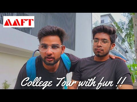 AAFT College Tour - Film City, Noida - Life of a Cinema Student 🎥 ...