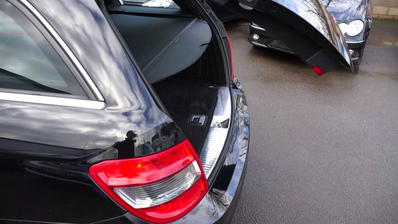 2010(59) MERCEDES C180K AMG SPORT BLUEEFFICIENCY ESTATE AUTOMATIC BLACK ...