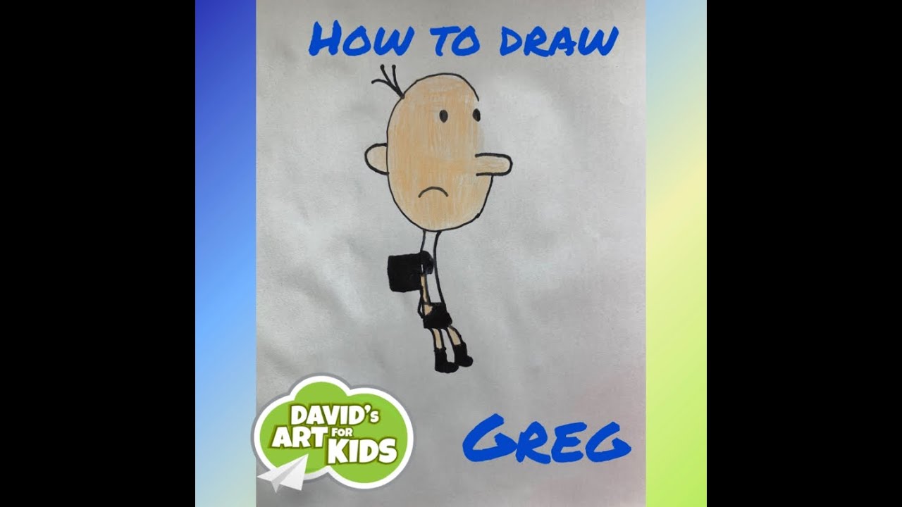 How to Draw Greg Heffley - Diary of a Wimpy Kid - YouTube