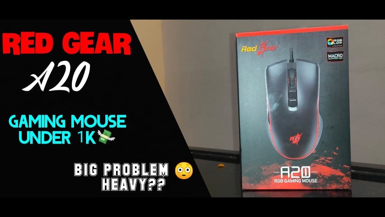 BIGGEST PROBLEM ? | REDGEAR A20 GAMING MOUSE | HONEST REVIEW | UNBOXING ...