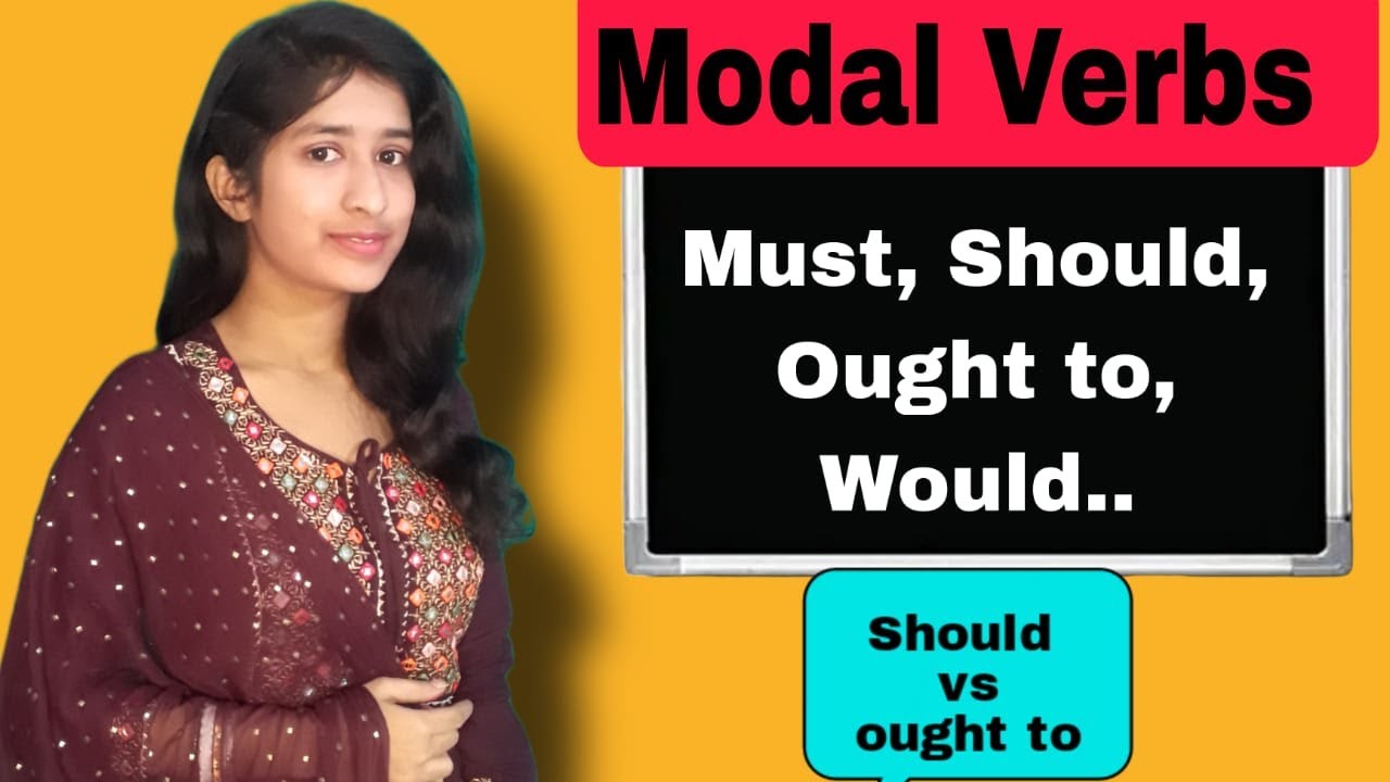 Must, Should & Ought to in detail ll Should vs Ought to ll Use of Would l#pujaslearning # ...