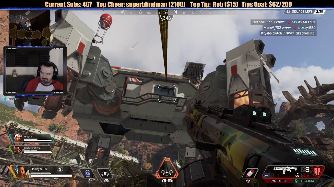 Apex Legends Co-op Gameplay: Feb. 10, 2019 pt4 (FIRST WIN EVER!) - YouTube