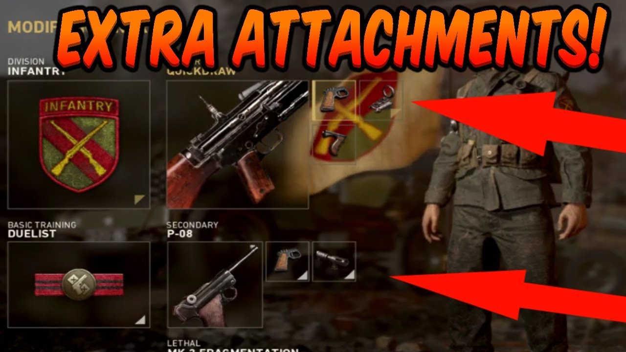 HOW TO: GET A THIRD ATTACHMENT IN COD WWII [Call of Duty #12] - YouTube