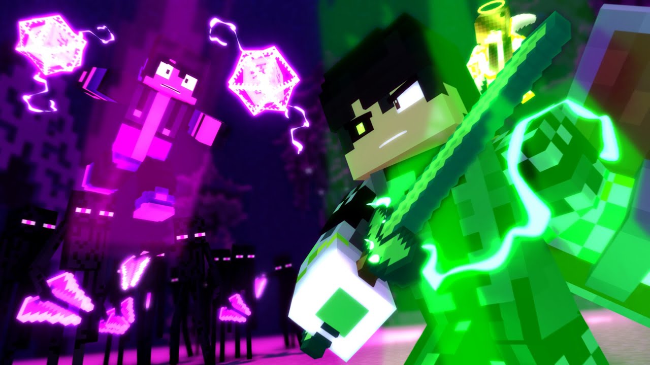 LOSING MY MIND" - Minecraft Animation Collab ♪ - Zaman VS Gabriel ...
