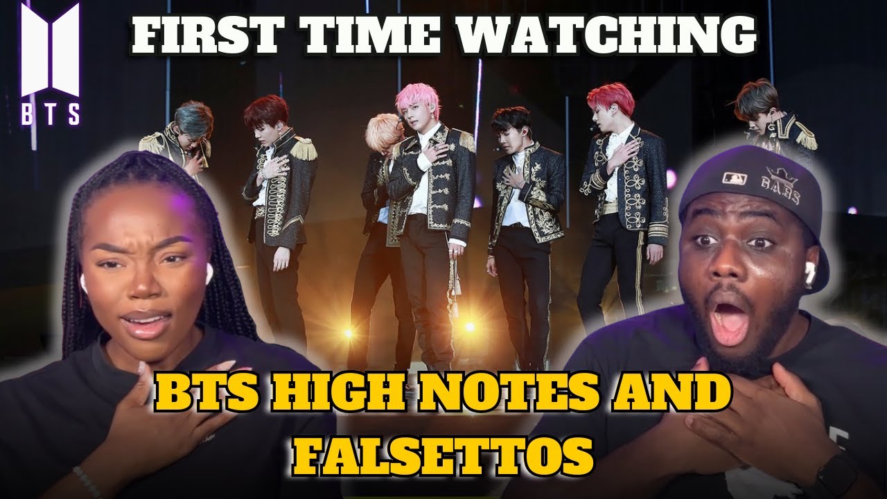 K-POP NEWBIES FIRST TIME WATCHING BTS (방탄소년단) HIGH NOTES & FALSETTOS ...