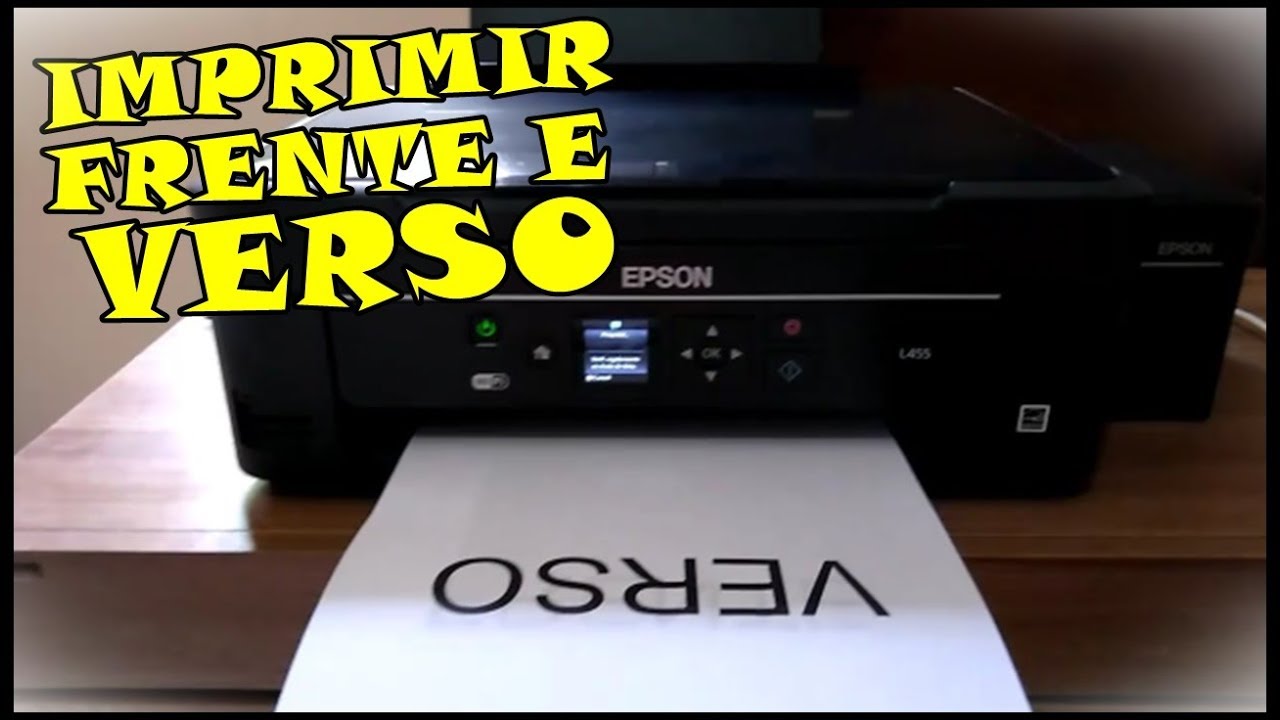 COMO IMPRIMIR FRENTE E VERSO NA SUA IMPRESSORA [QUALQUER MODELO DE IMPRESSORA] - YouTube